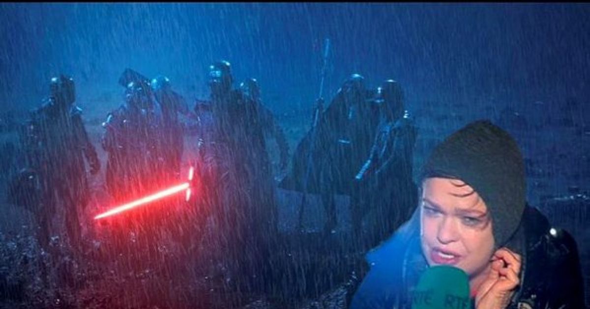 Reporter Goes Viral After Her Dramatic Storm Desmond Extreme Weather ...