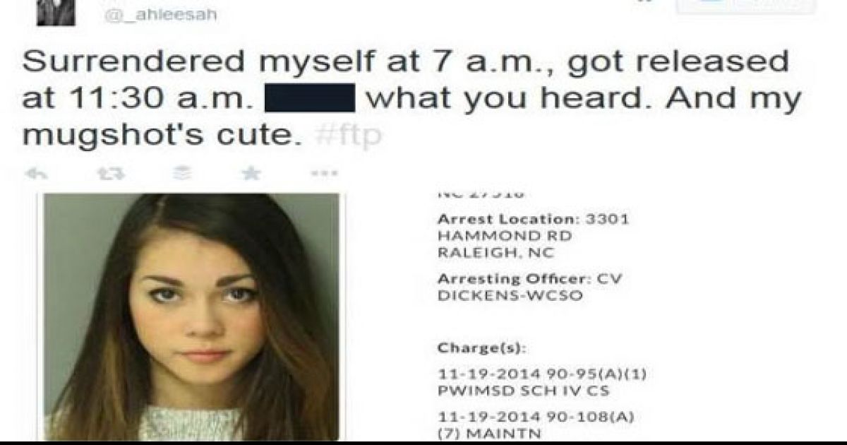 "Cute Mugshot Girl" Got Arrested Again And Has Another Cute Mugshot For ...