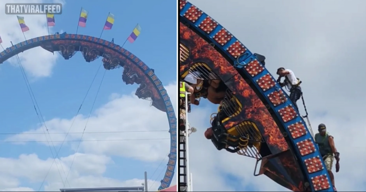 Terrified Passengers Stuck Upside Down For Three Hours As Rollercoaster ...