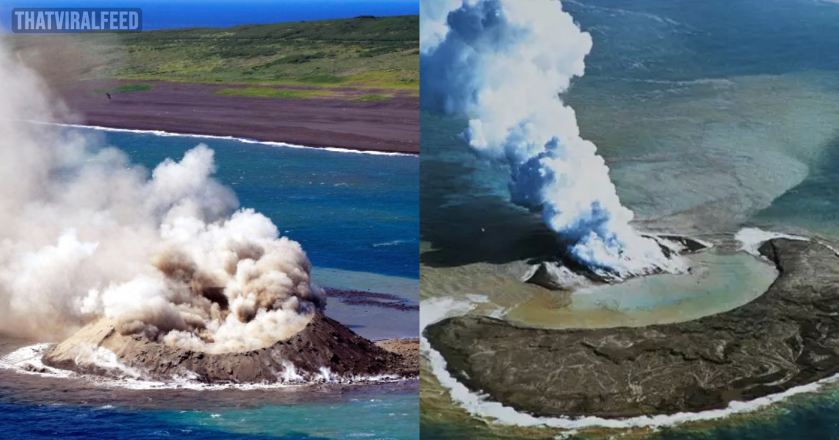 New Island Emerges From Sea After Eruptions From An Underwater Volcano ...
