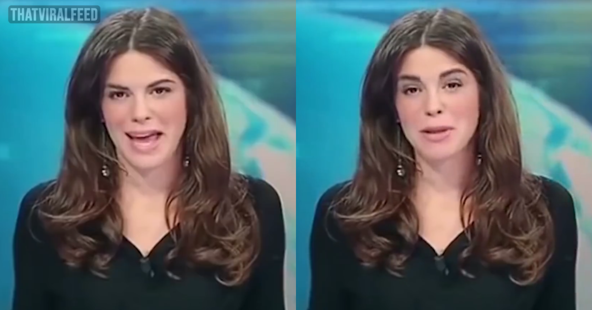 News Anchor Gives Viewers An Eyeful On Live Tv After Forgetting She's ...
