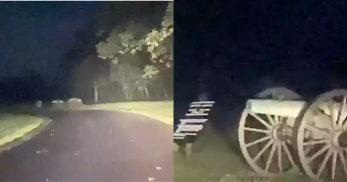 Scary Footage Seems To Show 'Ghost Soldiers' Running Across A Road At ...