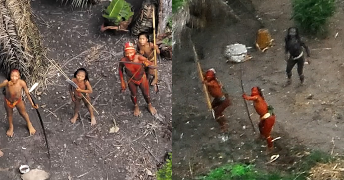 Rare Drone Footage Shows Uncontacted Tribes Completely Isolated From The World | ThatViralFeed